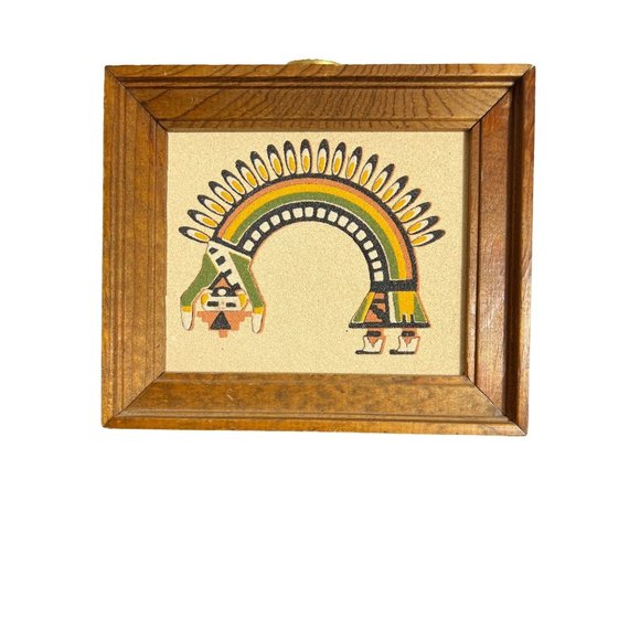 Source Unknown | Art | Native American Rainbow God Spirit Sand Art ...